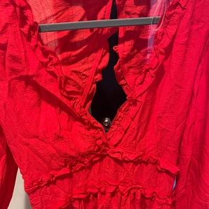 Lizard Thicket | Dresses | Nwt Red Long Dress Dress | Poshmark